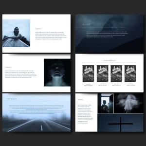 Film Pitch Deck Template: Dark, Ominous, Indie - Customise & Edit ...