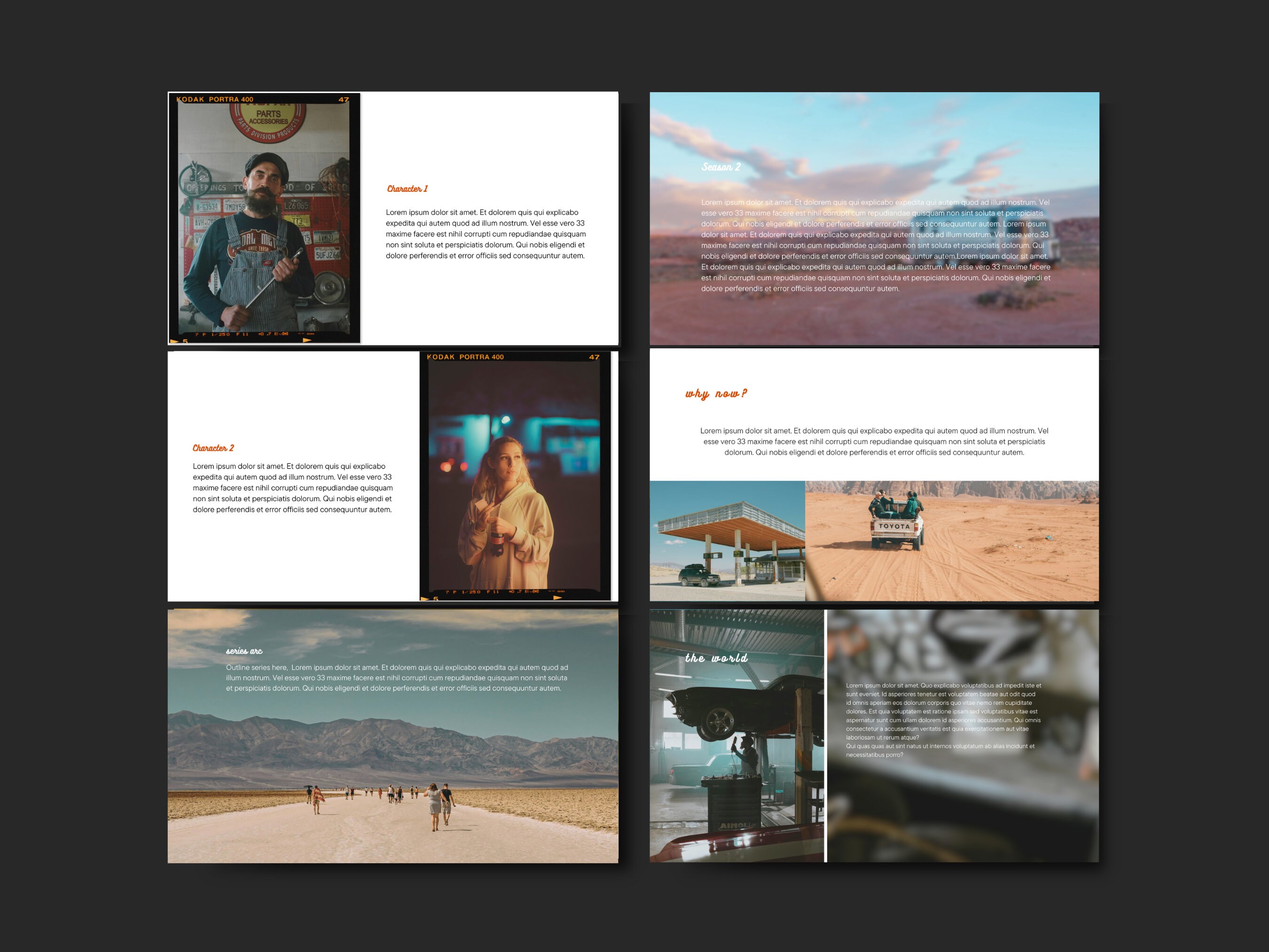 TV Series Pitch Deck Template: Drama / Neo-western / Serial - Etsy