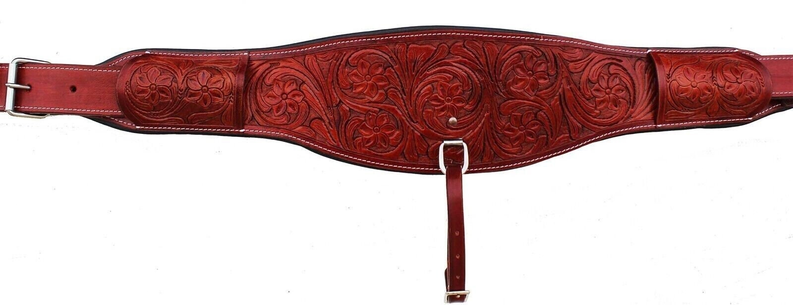 Premium Leather Western Horse Rear Cinch for Trail Riding and Girth ...