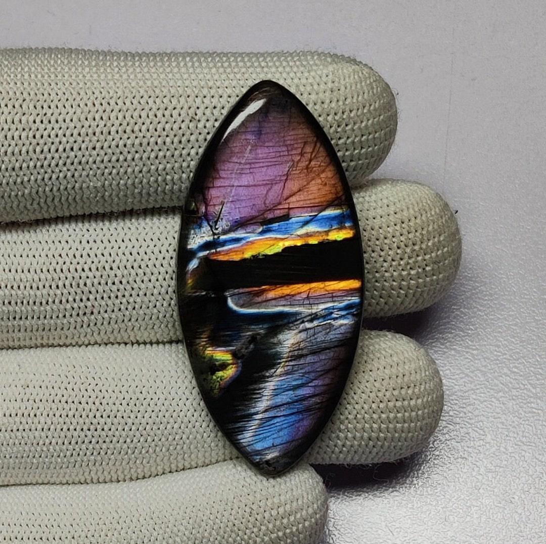 Glorious Labradorite Loose Gemstone Cabochon AAA Pink Purple ...