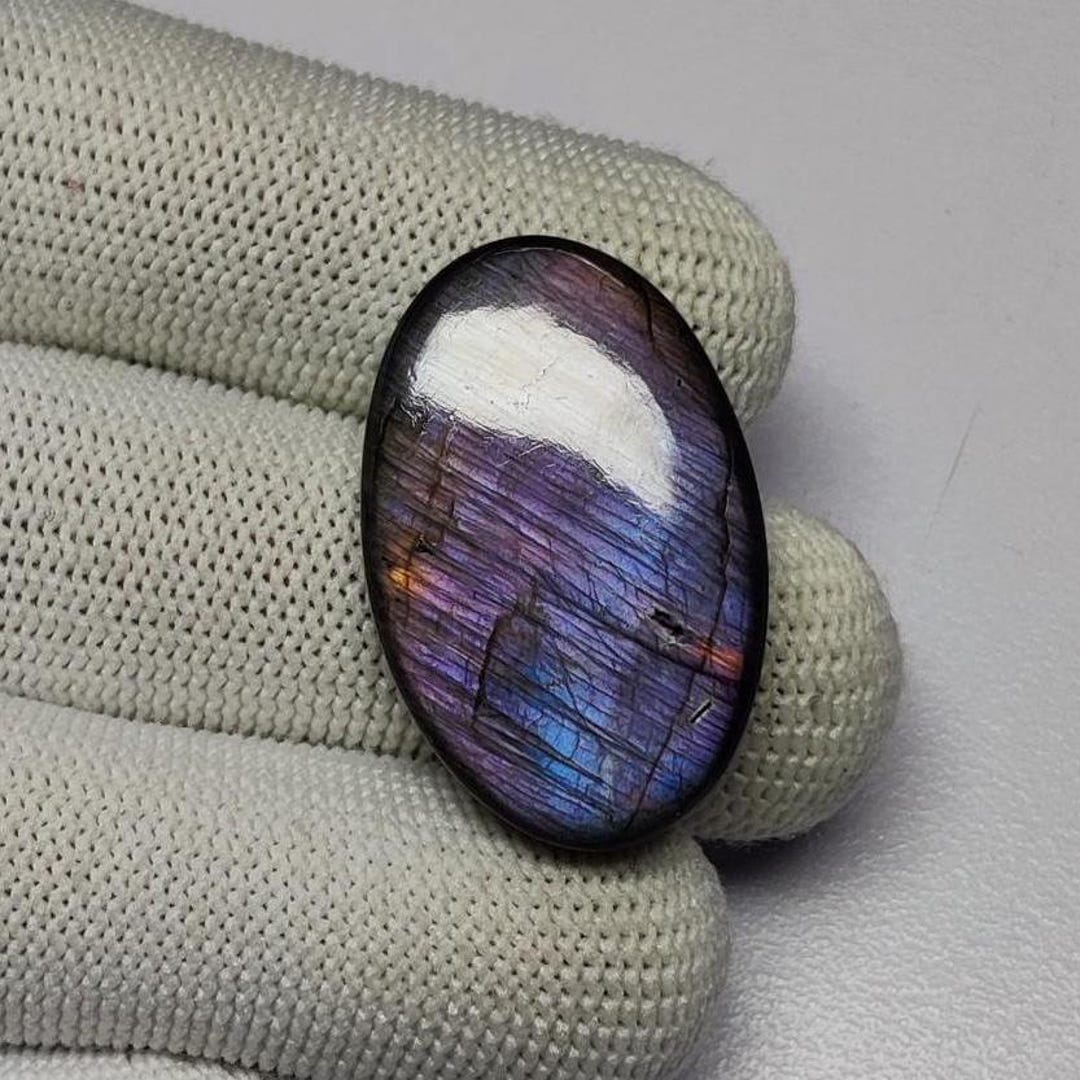 Pink Purple Spectrolite Labradorite Cabochon | Flashy Spectrolite ...