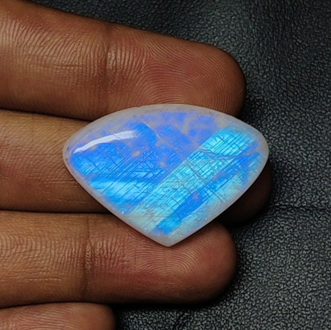Rare Fire Moonstone Cabochon | Rainbow Moonstone Loose Gemstones ...