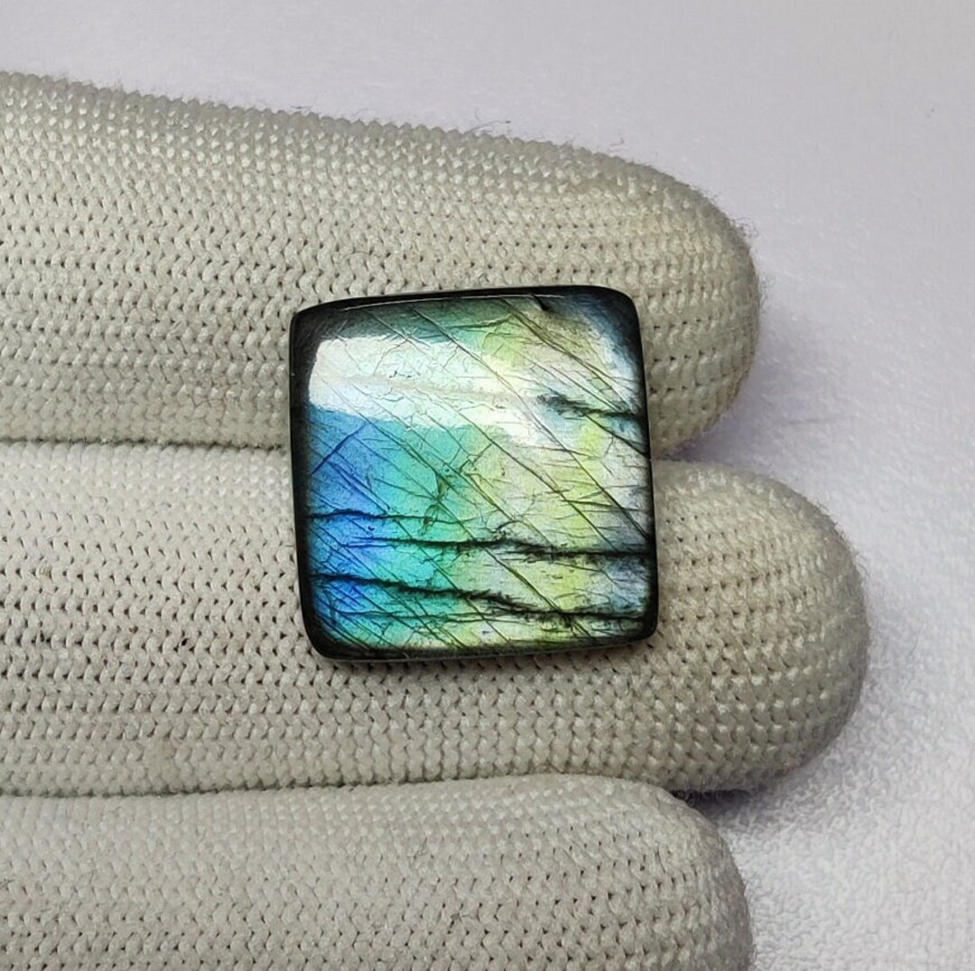 Very Unique Fire Labradorite Cabochon Multi Green Labradorite Gemstone ...