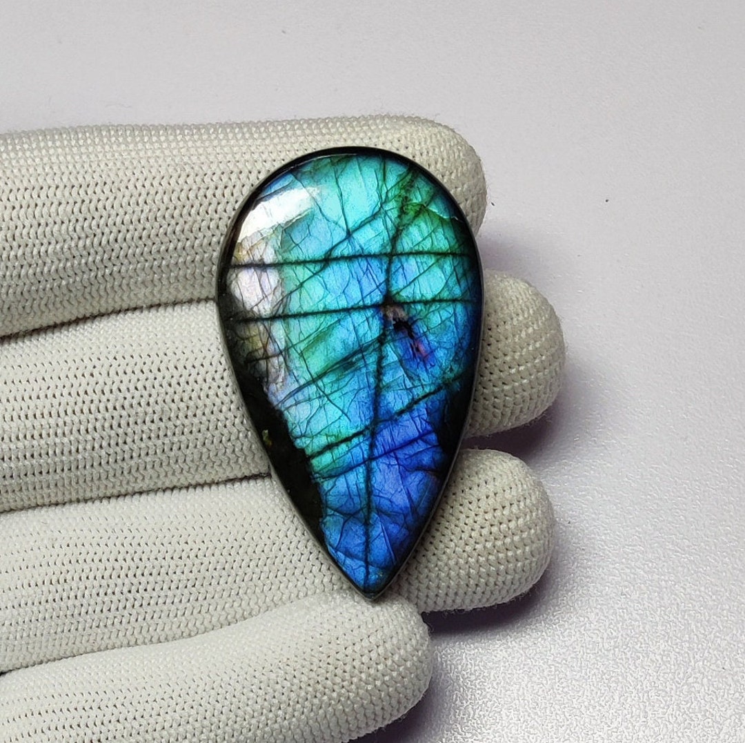 Buy AAA Grade Labradorite Cabochon Teardrop Shape Labradorite Loose ...