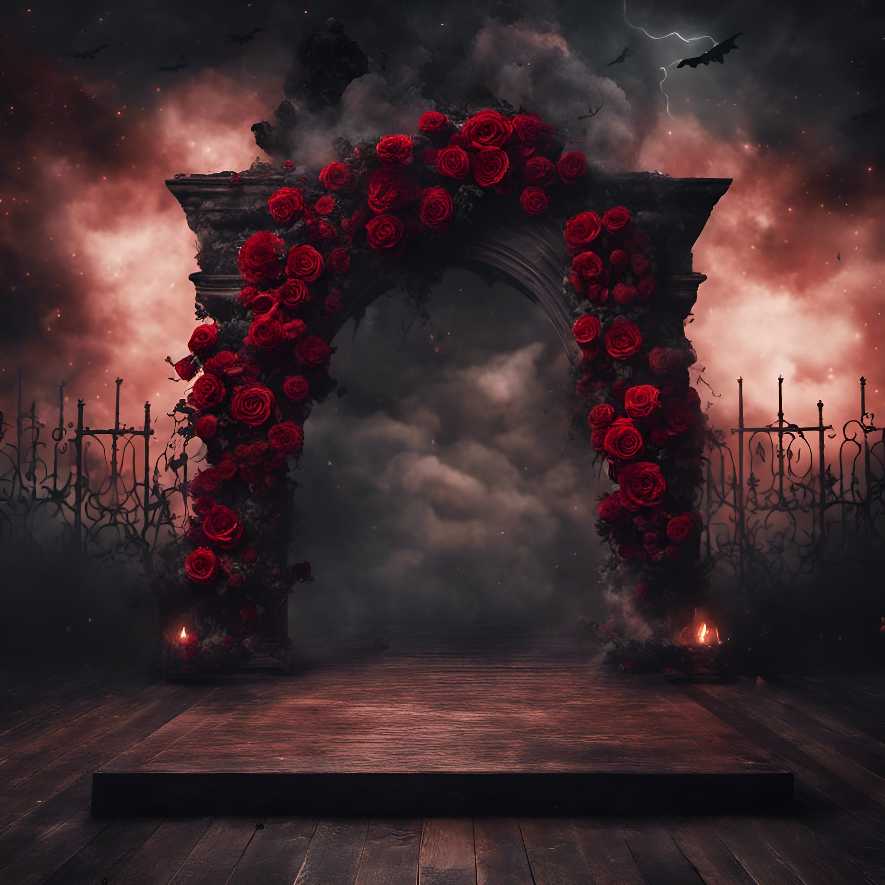 Halloween Backdrop for Photography Vampire Backdrop Halloween Arch ...