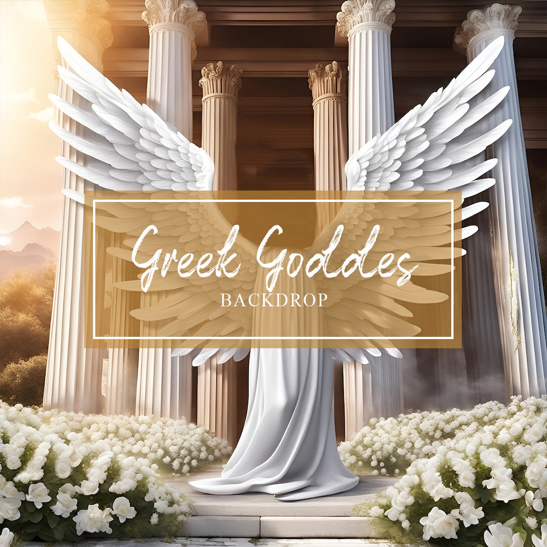 Digital Background Greek Goddes Backdrop Wings Light - Etsy
