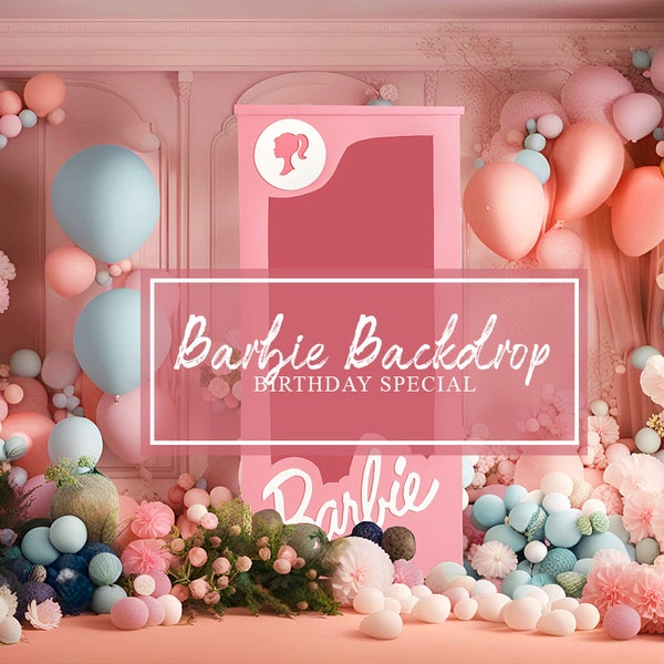 Barbie Backdrop - Etsy