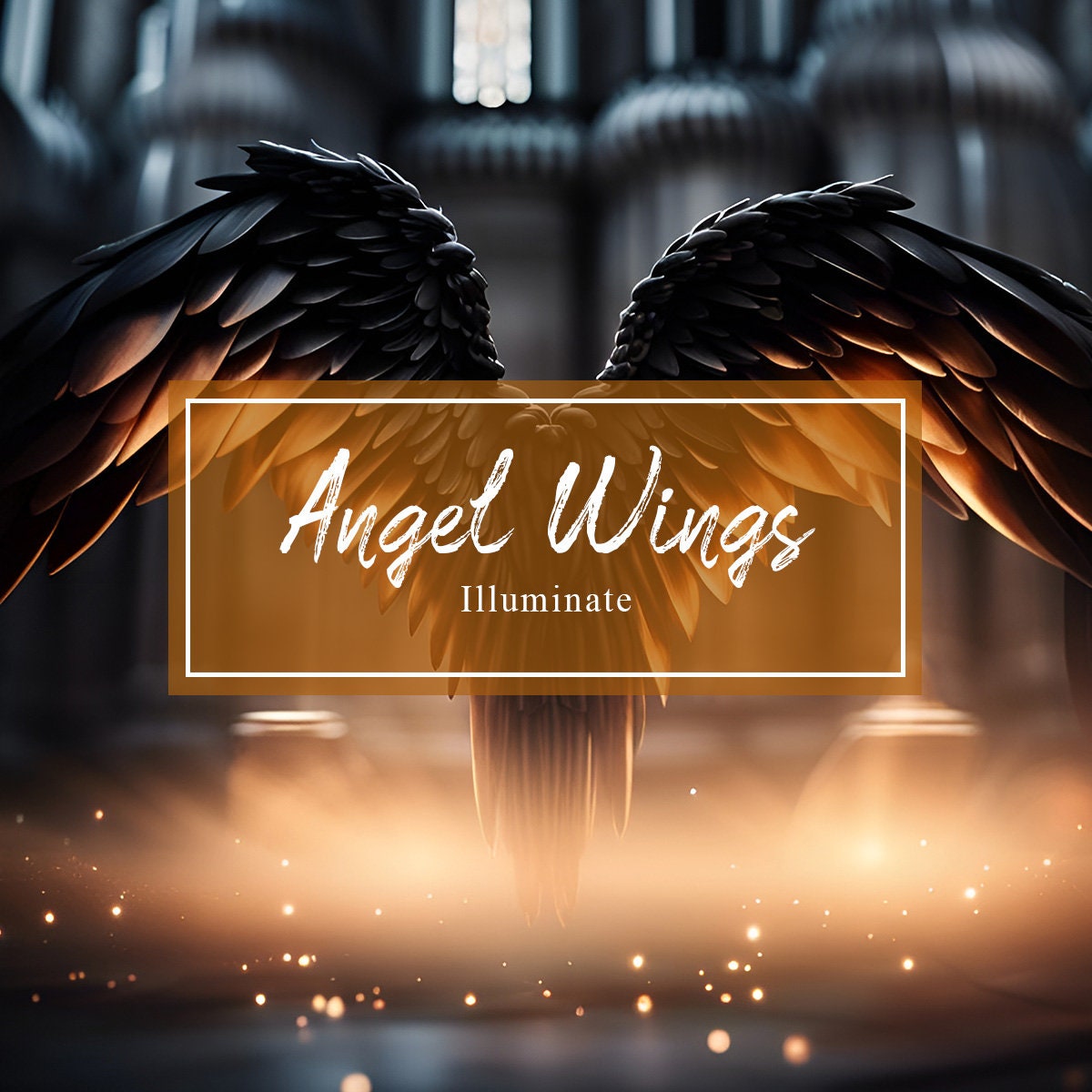 Digital Background Angel Wings Backdrop Photoshop Overlay - Etsy