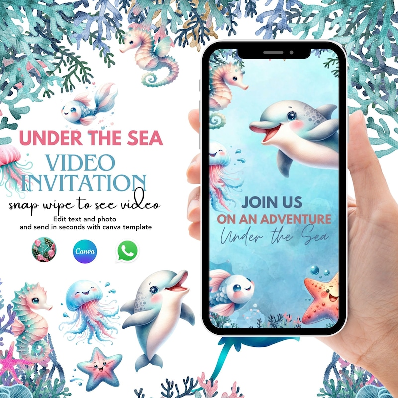 Ocean Invitation - Etsy