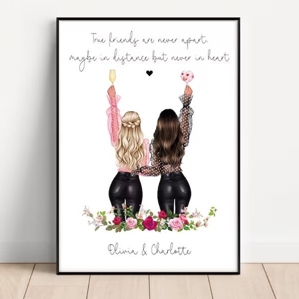 Best Friend Art - Etsy