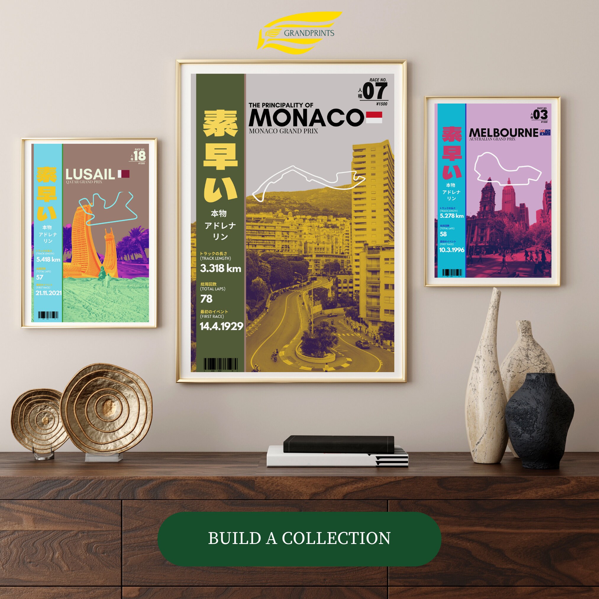 Spanish Grand Prix | Japanese Aesthetic Formula 1 Print| F1 Circuit ...