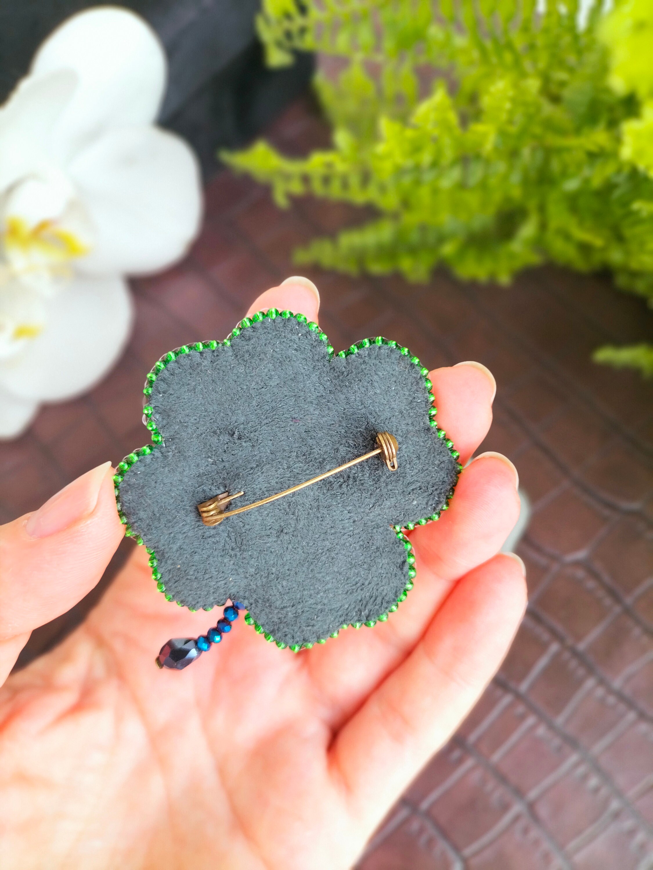 Four Leaf Clover Lapel Pin - Good Luck Charm - Etsy