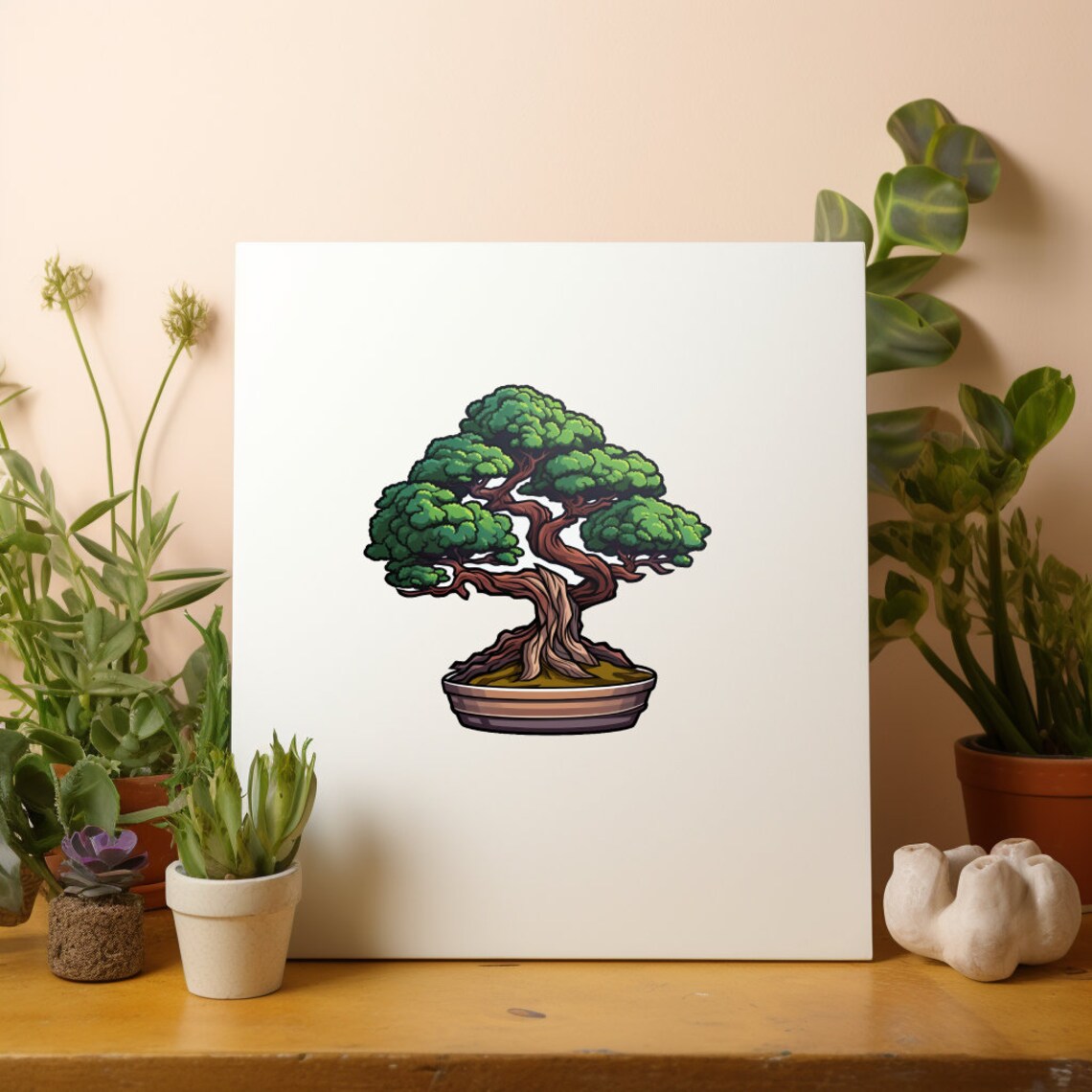 Bonsai Tree | Vinyl Sticker | Japanese Culture | Laptop Sticker - Etsy