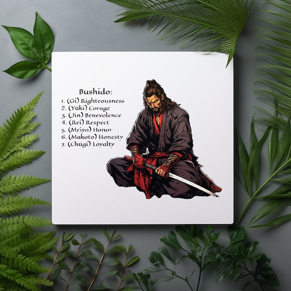 Bushido Sticker - Etsy