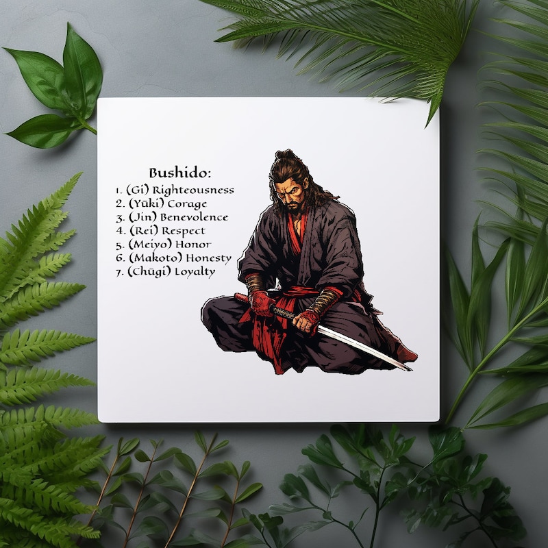Bushido Sticker - Etsy