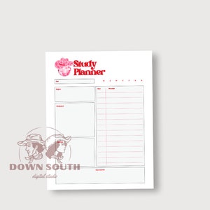 Pink Cowgirl School Planner 2024-2025 |PDF Print - Etsy