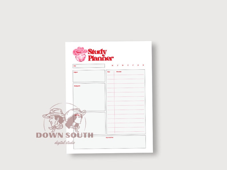 Pink Cowgirl School Planner 2024-2025 |PDF Print - Etsy