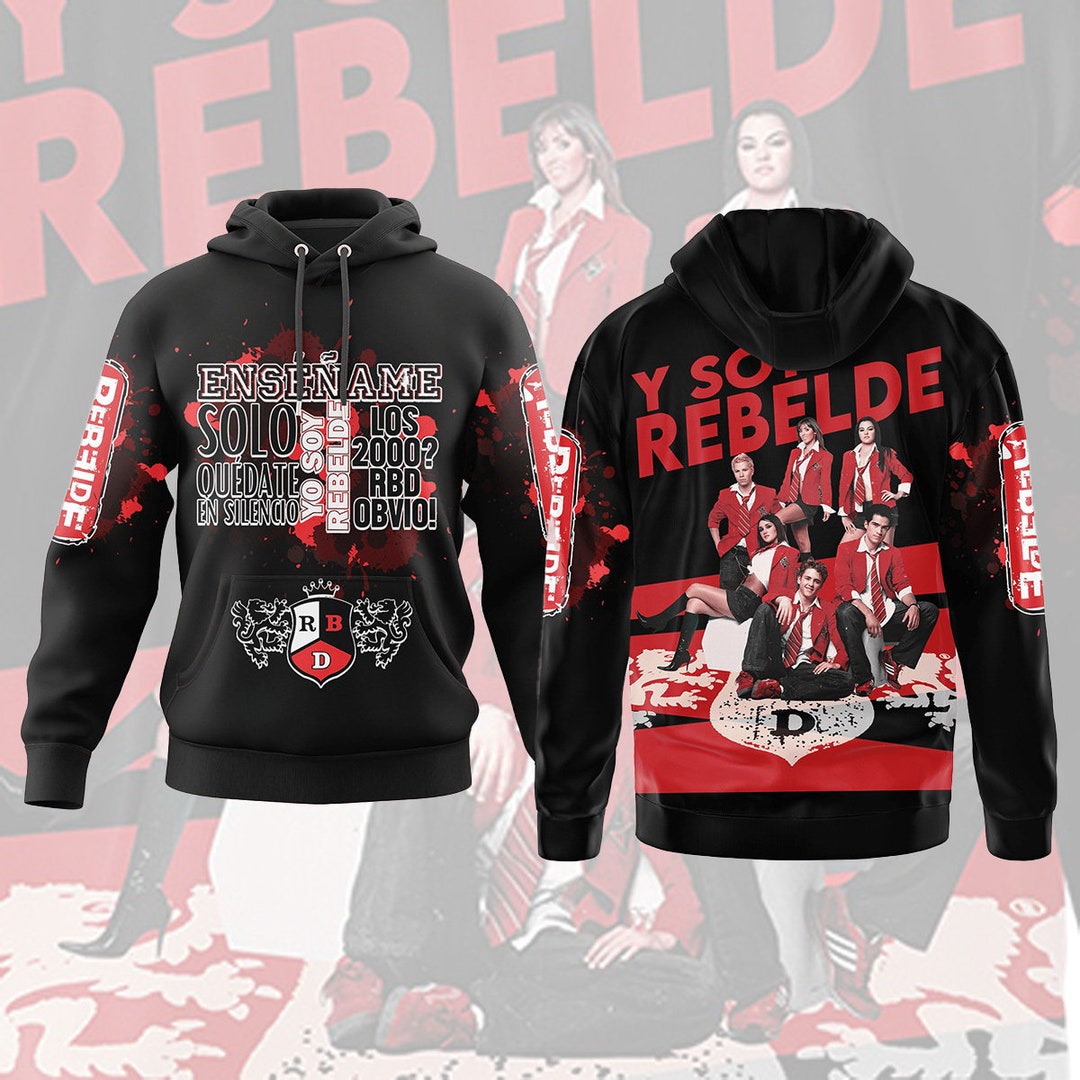 RBD Soy Rebelde Tour 2023 Hoodie 3D RBD Mexican Band - Etsy