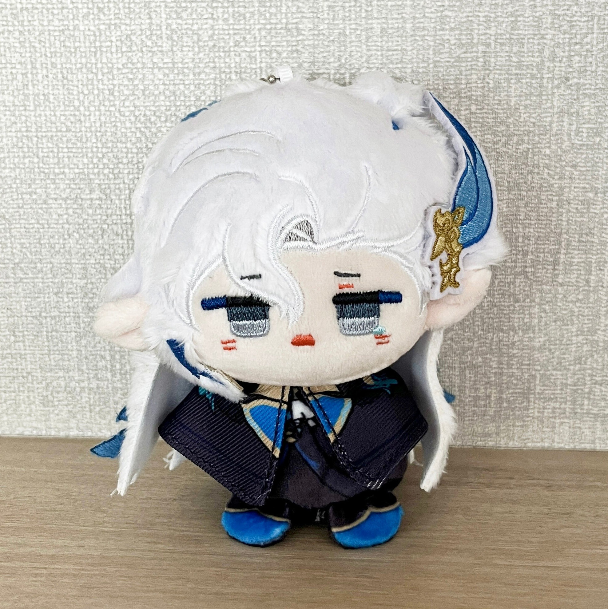 Genshin Impact Neuvillette Plushies Keychain, Handmade Genshin ...
