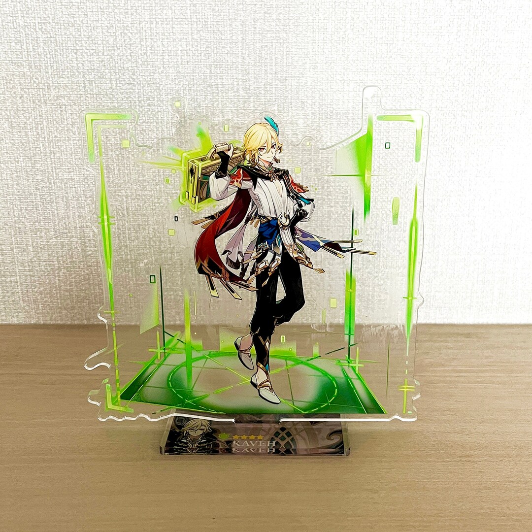 Genshin Impact Kaveh Acrylic Stand, Genshin Kaveh Action Figure Standee ...