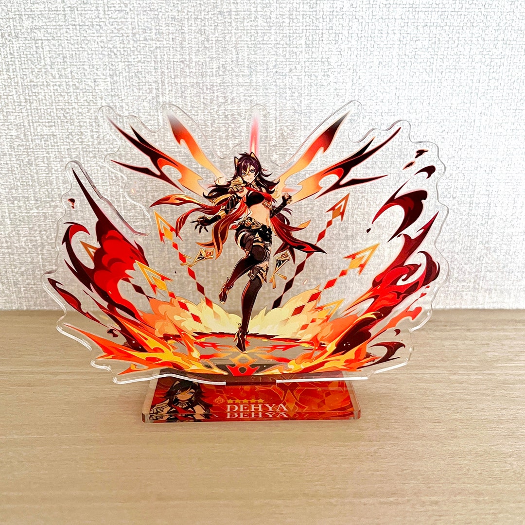 Genshin Impact Dehya Acrylic Stand, Genshin Dehya Action Figure Standee ...