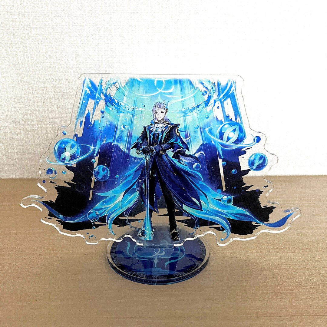 Genshin Impact Neuvillette Acrylic Stand, Genshin Neuvillette Action ...