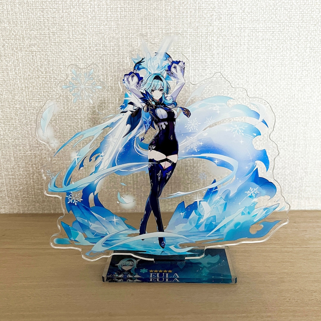 Genshin Impact Eula Acrylic Stand, Genshin Eula Action Figure Standee ...