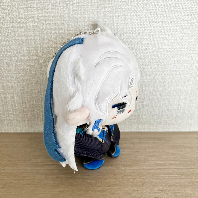 Genshin Impact Neuvillette Plushies Keychain, Handmade Genshin ...