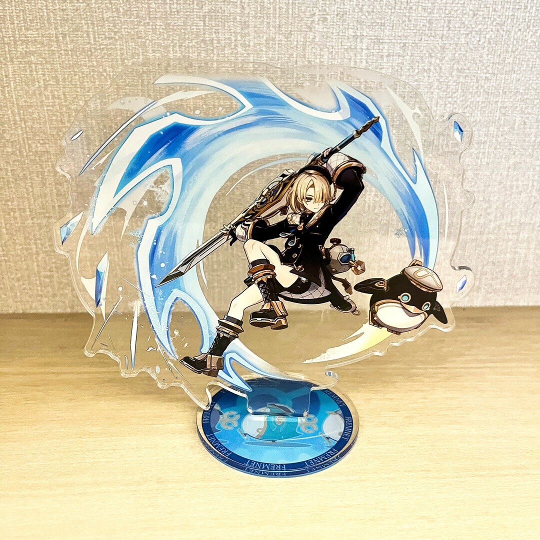 Genshin Impact Freminet Acrylic Stand, Genshin Freminet Action Figure ...