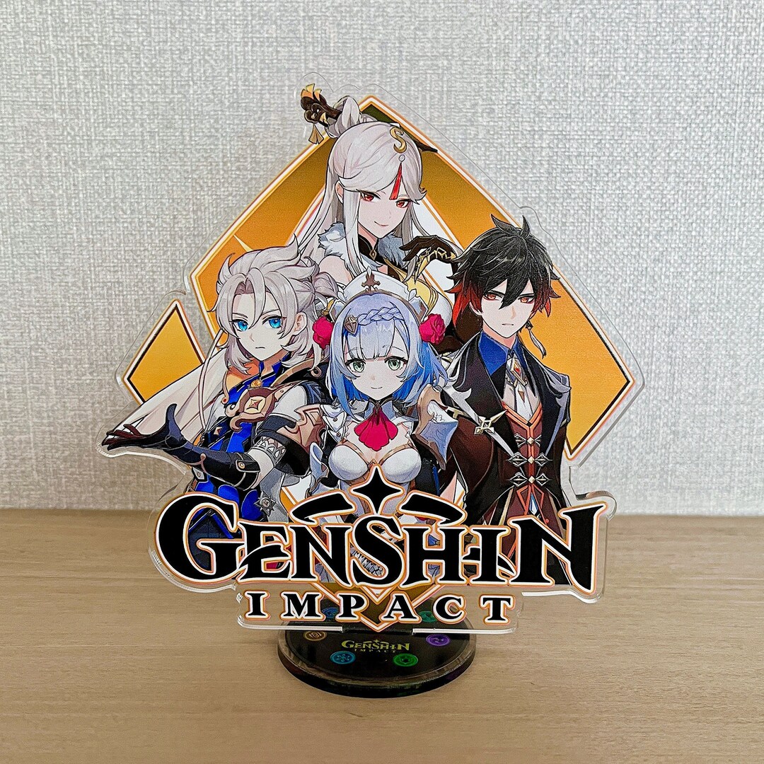 Genshin Impact Acrylic Stand, Genshin Characters Desk Standee, Genshin ...