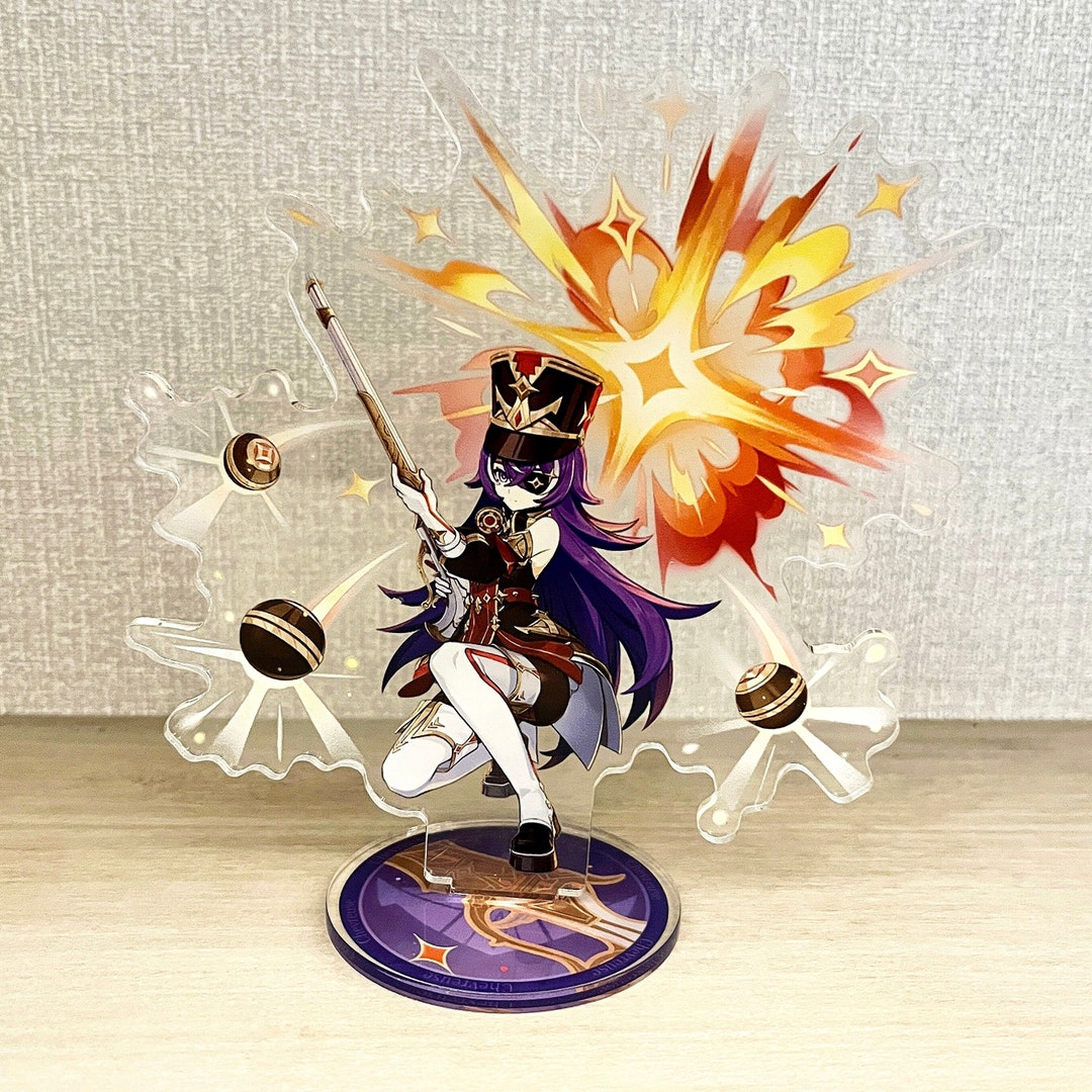 Genshin Impact Chevreuse Acrylic Stand, Genshin Chevreuse Action Figure ...