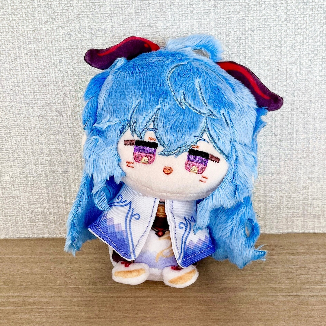 Genshin Impact Ganyu Plushies Keychain, Handmade Genshin Ganyu Doll ...