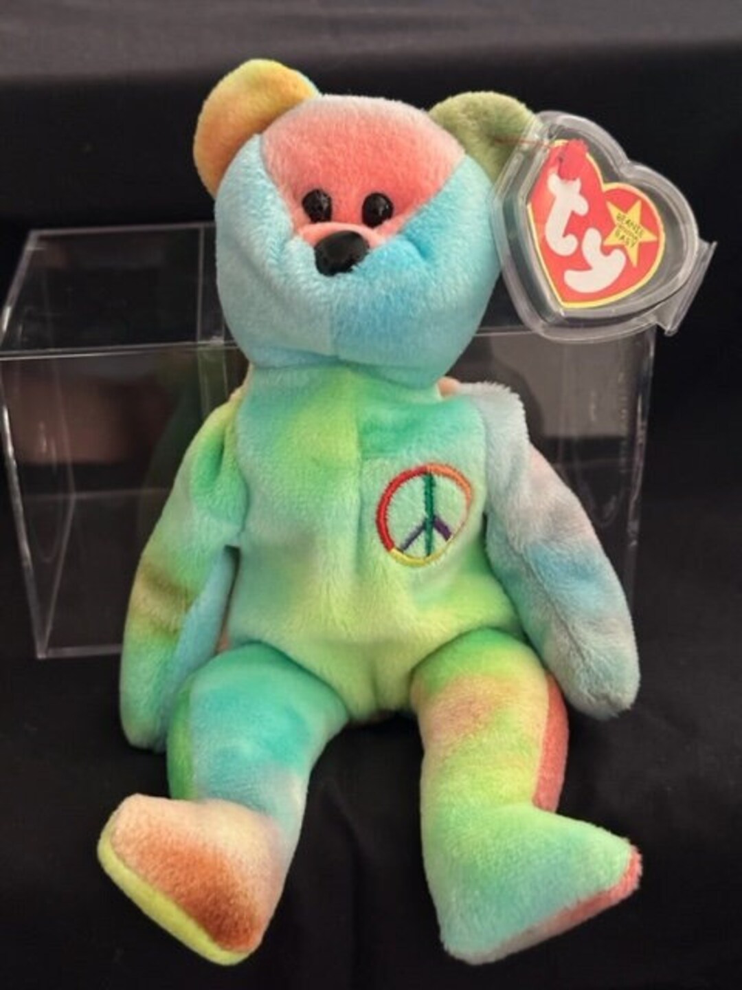 Peace Bear Beanie Baby RARE With Errors - Etsy