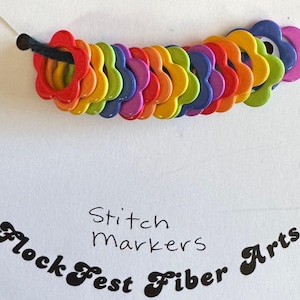 Flower Stitch Markers - Etsy