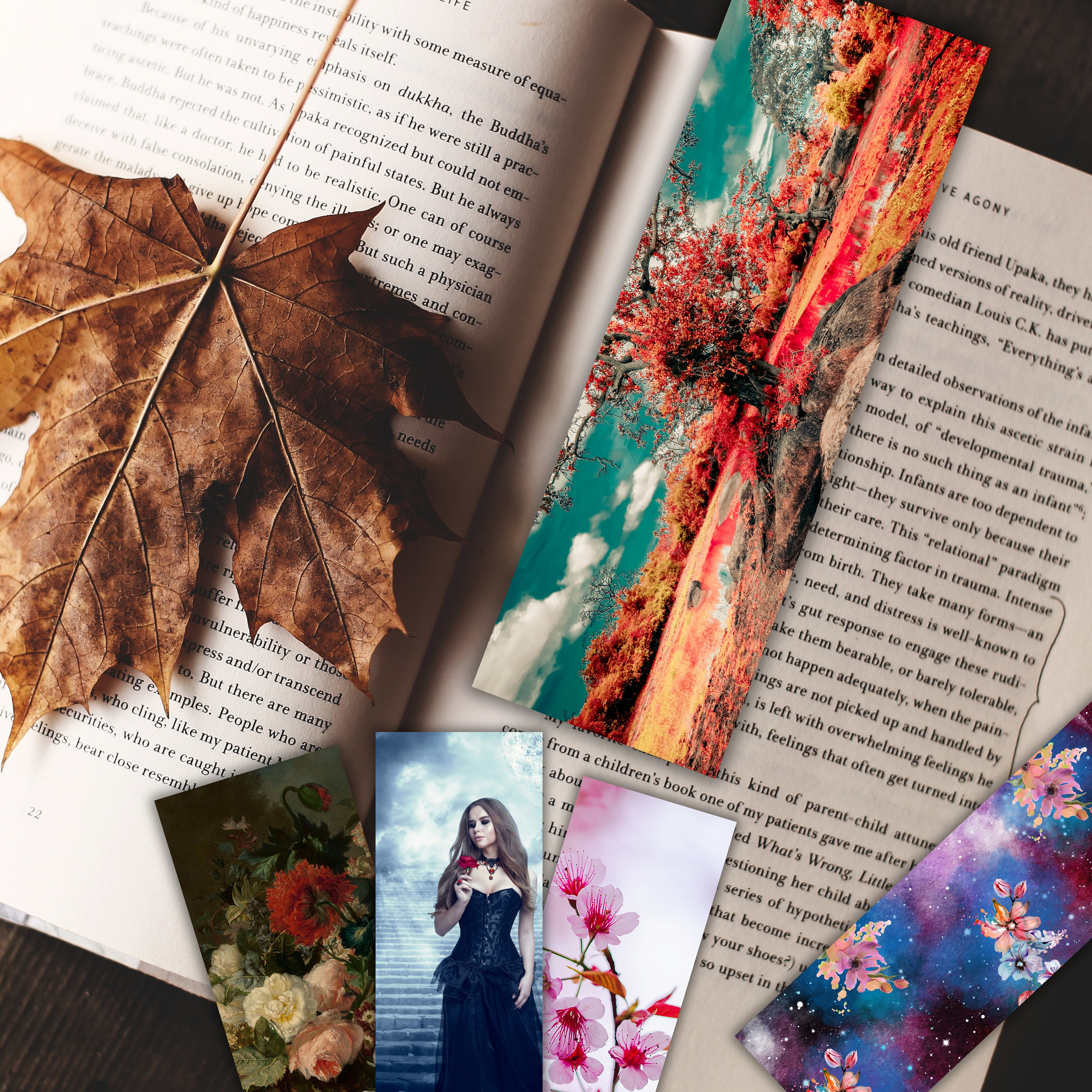 Fantasy Printable Bookmarks Bundle,bookmark SVG, Bookmark PNG, Bookmark ...