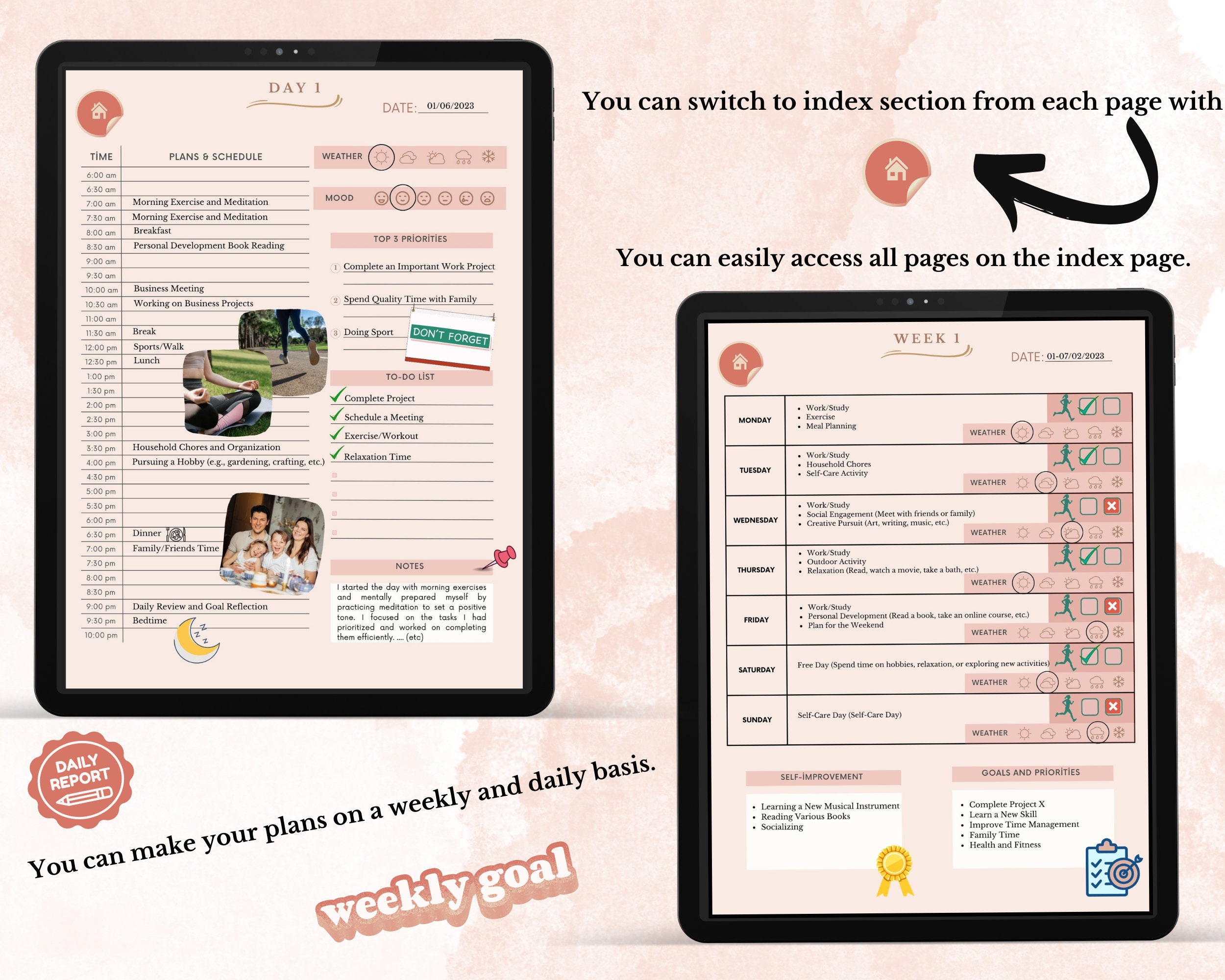 Goodnotes Planner/undated Digital Planner/printiable Planner/ipad ...