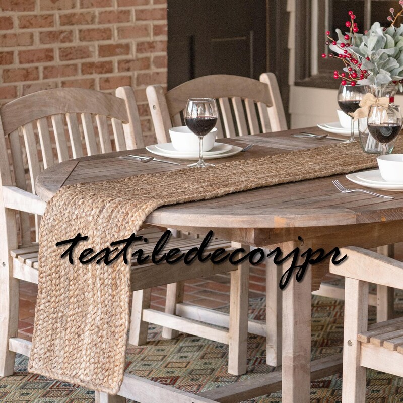 Rustic Table Runner - Etsy