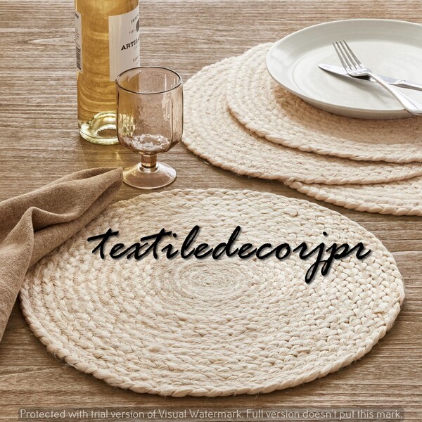 Jute Placemats - Etsy