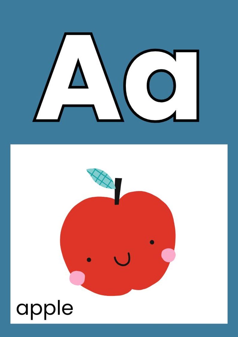 Alphabet Posters Set A-Z / Classroom Decor (printable PDF) - Etsy