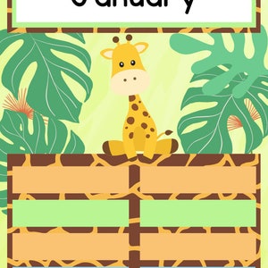 Giraffe Classroom Decor - Etsy