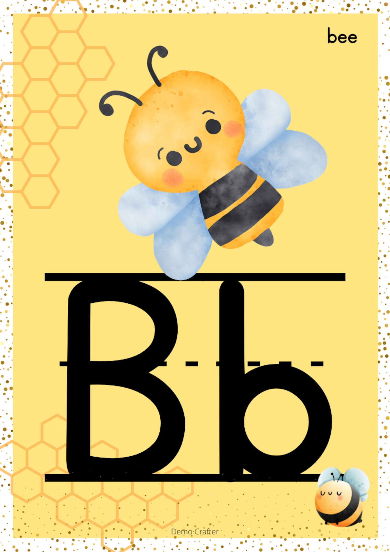 Alphabet Posters / Bee Classroom Decor - Etsy
