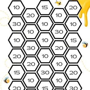 Bee Savings Challenges / A6 BW / Digital Download - Etsy