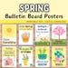 Spring Bulletin Board Posters - Etsy