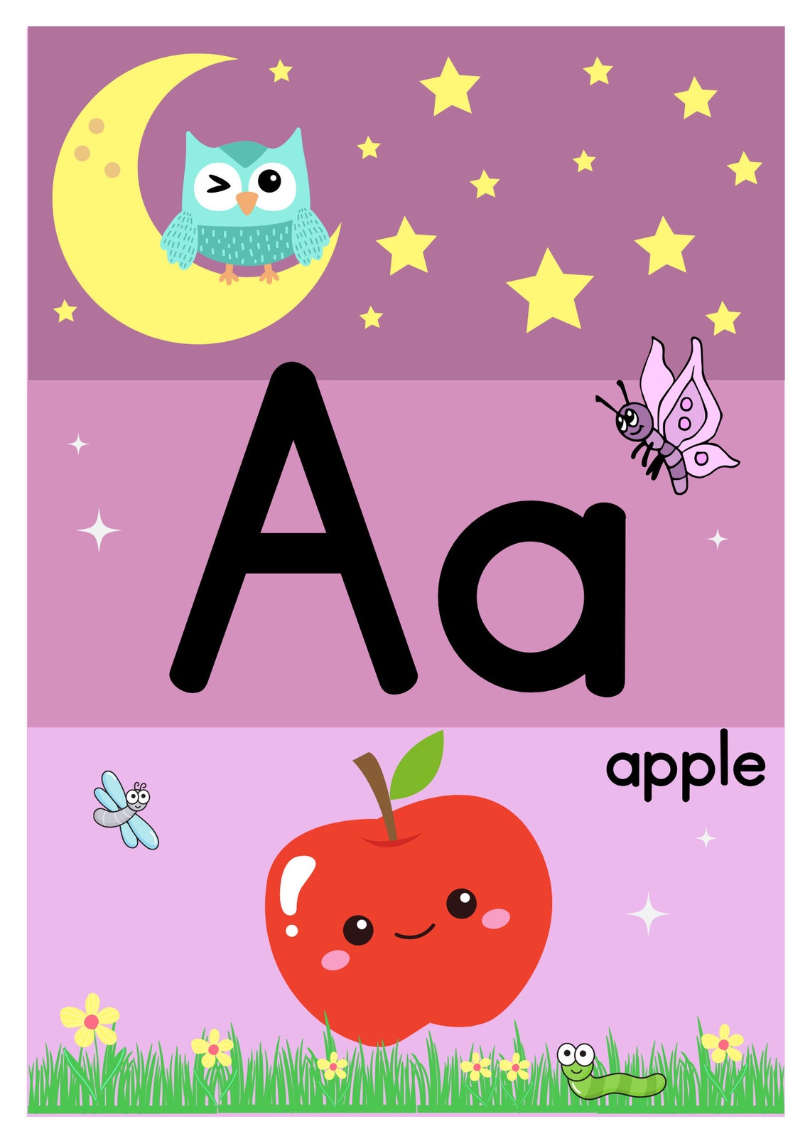 Alphabet Posters / Owl Classroom Decor - Etsy