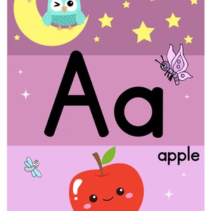 Alphabet Posters / Owl Classroom Decor - Etsy