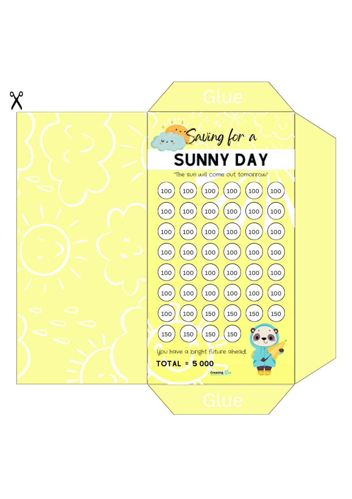 Savings Challenge Envelopes: Emergency Fund Templates (digital Download ...