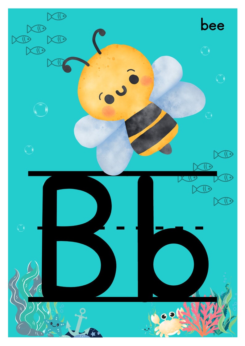 Ocean Alphabet Posters / Sea Classroom Décor Printables - Etsy