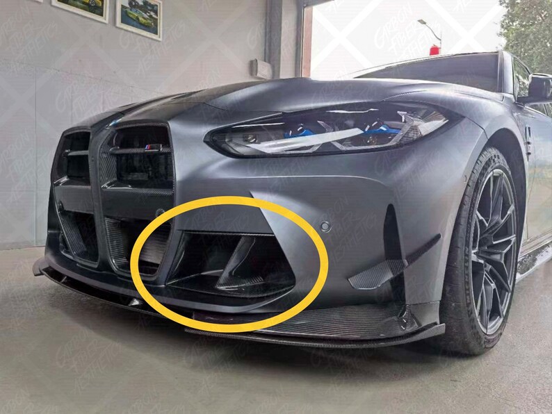 BMW G82 G83 M4 & G80 M3 Dry Carbon Fiber Front Bumper Air Ducts V2 - Etsy