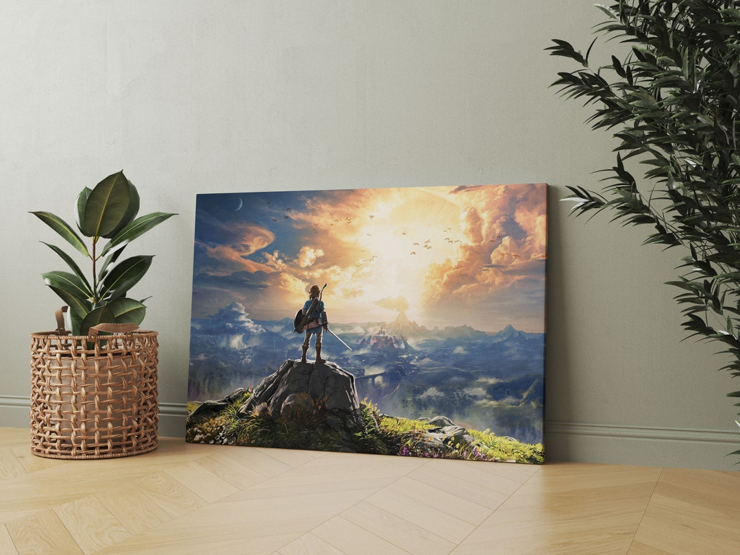 The Legend of Zelda Windwaker the Great Wave off Kanagawa Print Wall ...