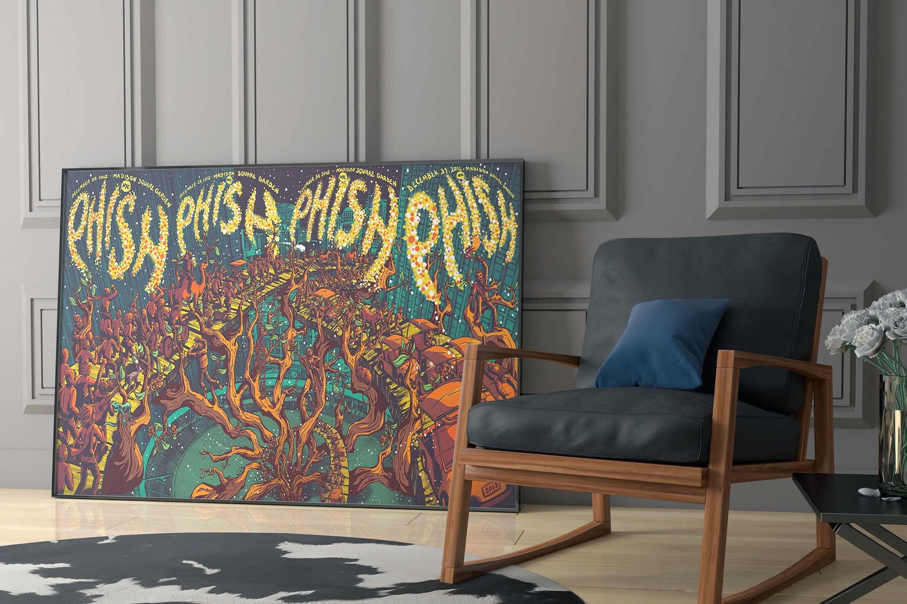 Phish Madison Square Garden Poster Summer Tour Phish - Etsy